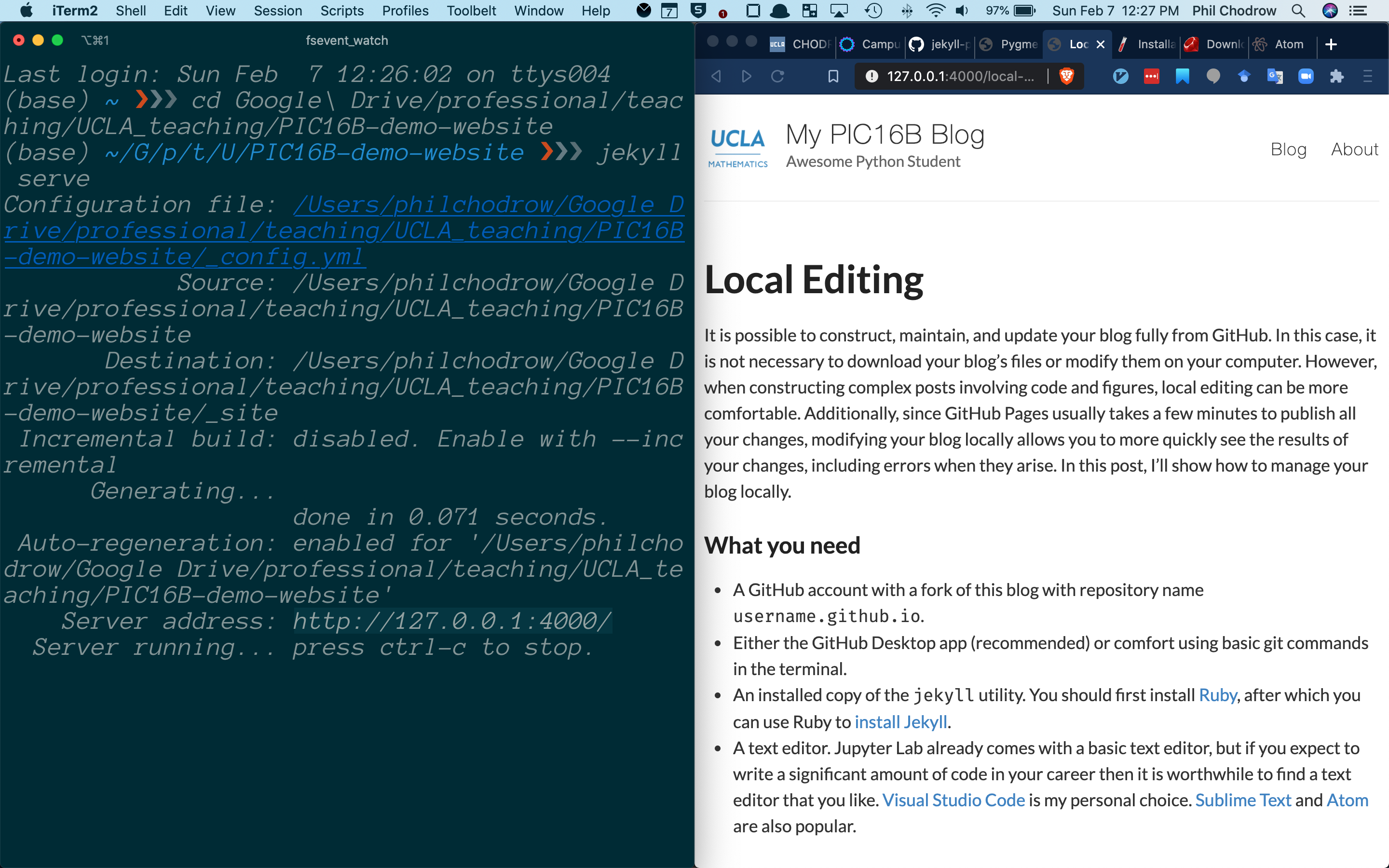 Local editing – My PIC16B Python Journey – Wangyi, Sophomore at UCLA